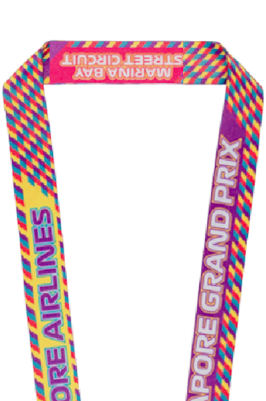 Fluorescent Neon Full Color Lanyards | Custom Fluorescent Printed Products