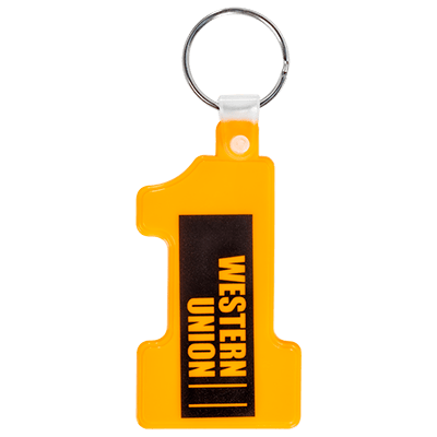 Oval Soft Plastic Keychains | Key Tags - 24HourWristbands.Com