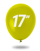 Custom 17" Latex Balloons - 24HourWristbands.Com