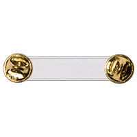Custom Printed 1" X 3" Rectangle Name Badges | Lanyards & Badges ...