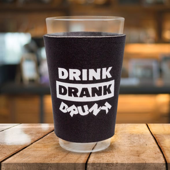 Custom Pint Glass Sleeves | Drinkware - 24HourWristbands.Com