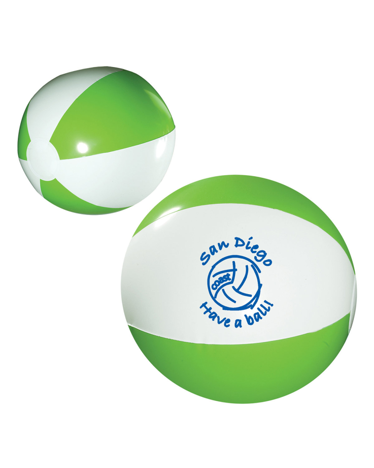 16" Two-Tone Beach Ball | Toys & Novelty - 24HourWristbands.Com