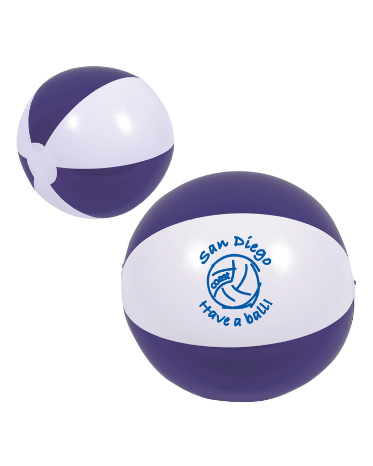 16" Two-Tone Beach Ball | Toys & Novelty - 24HourWristbands.Com