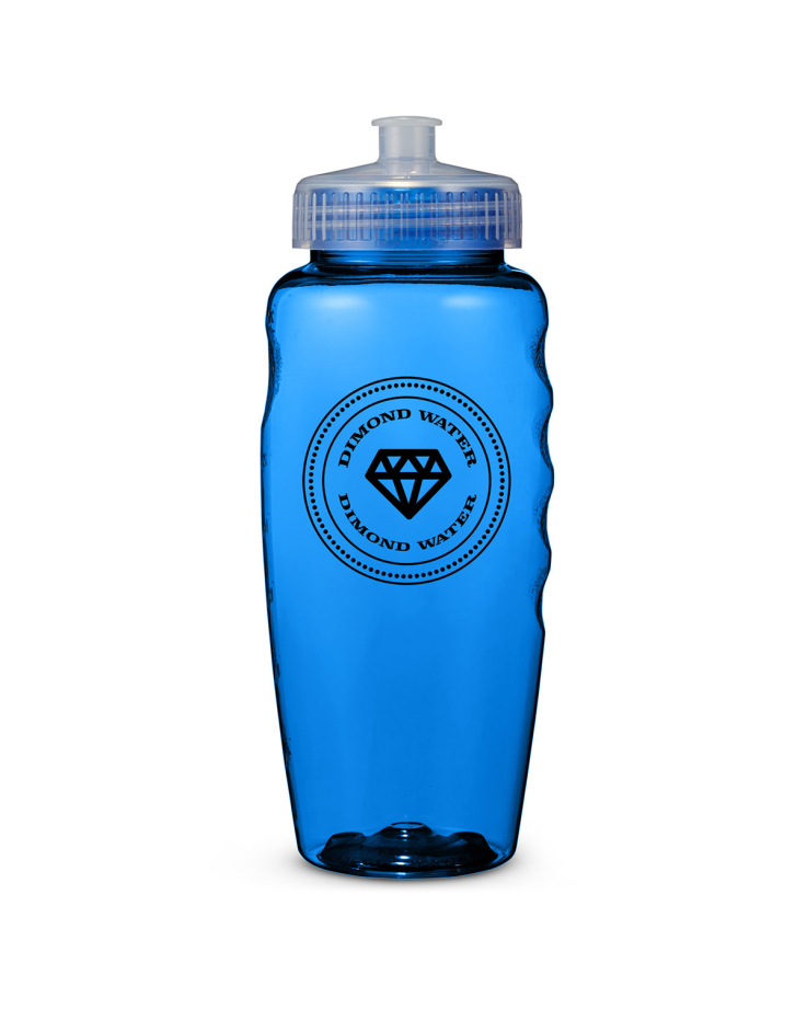 30oz Polyclear™ Gripper Bottle | Plastic - 24HourWristbands.Com