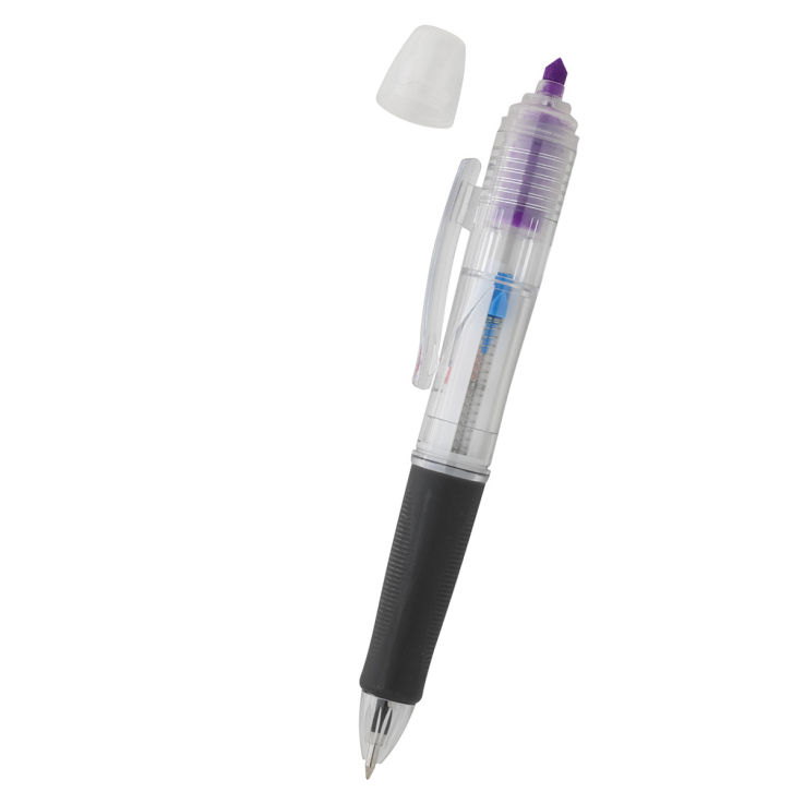 Tri-Color Pen And Highlighter Set | Writing - 24HourWristbands.Com