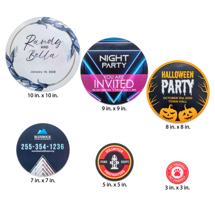 Custom Circle Magnets | Magnets - 24HourWristbands.Com