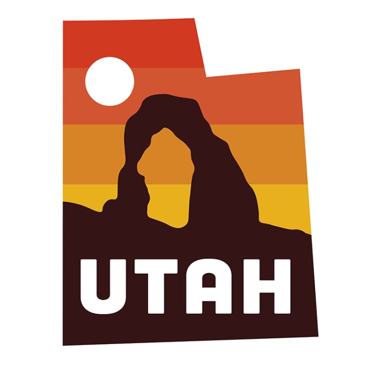 Utah Stock Lapel Pins | State Lapel Pins - 24HourWristbands.Com