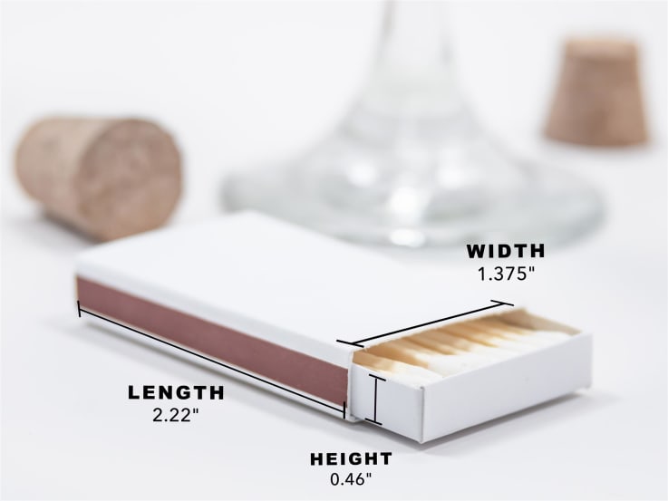 Custom Classic Matchbox | Custom Event Decor - 24HourWristbands.Com