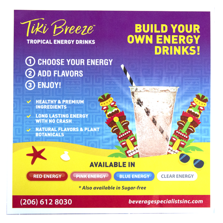 Full Color Square Stickers | Stickers & Decals - 24HourWristbands.Com