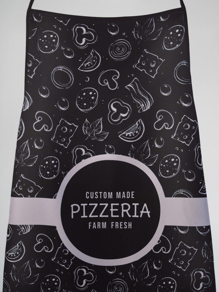 Full Color Sublimated Adult Aprons | Custom Aprons - 24HourWristbands.Com