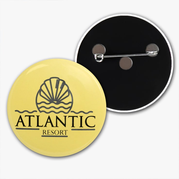 2 Inch Round Custom Buttons | Custom Buttons - 24HourWristbands.Com