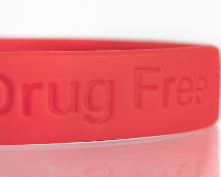Drug Free Wristbands | Wristbands - 24HourWristbands.Com