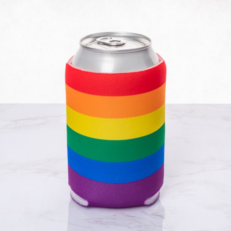 Custom LGBTQ Pride Can Coolers | LGBTQ - 24HourWristbands.Com
