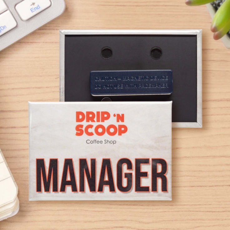 2 X 3 Inch Rectangle Wearable Clothing Magnet Buttons | Pins, Buttons ...