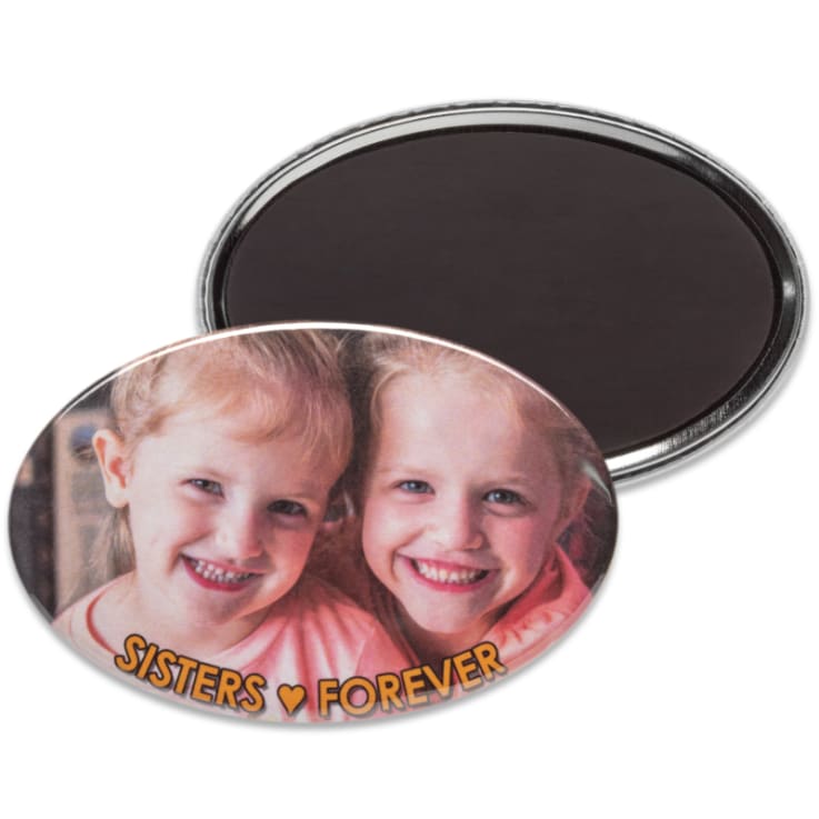 2.75 X 1.75 Inch Oval Magnet Buttons | Pins, Buttons & Patches ...
