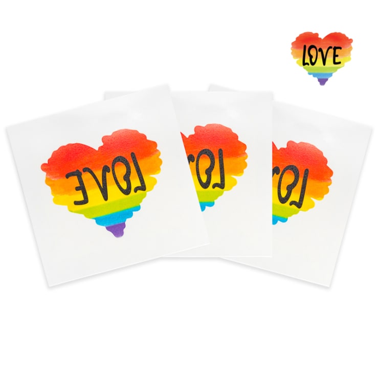 Custom LGBTQ Pride Temporary Tattoos | LGBTQ - 24HourWristbands.Com