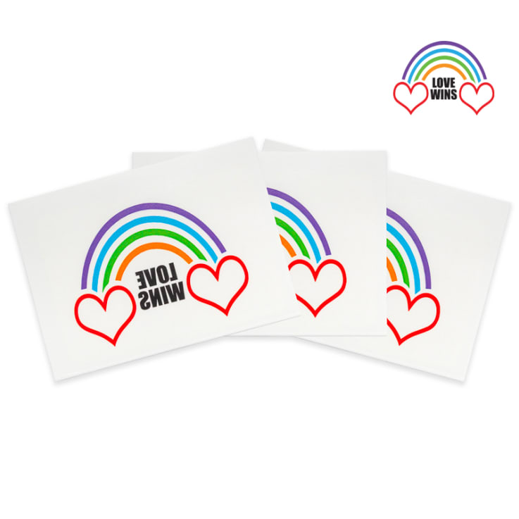 Custom LGBTQ Pride Temporary Tattoos | LGBTQ - 24HourWristbands.Com