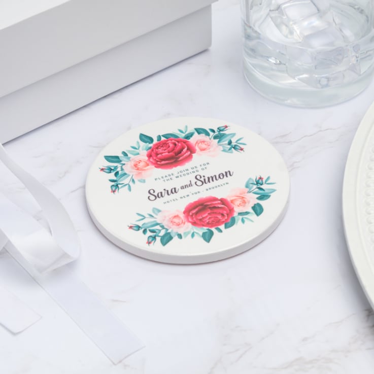 4 Inch Full Color Round Ceramic Coasters | Photo Coasters ...