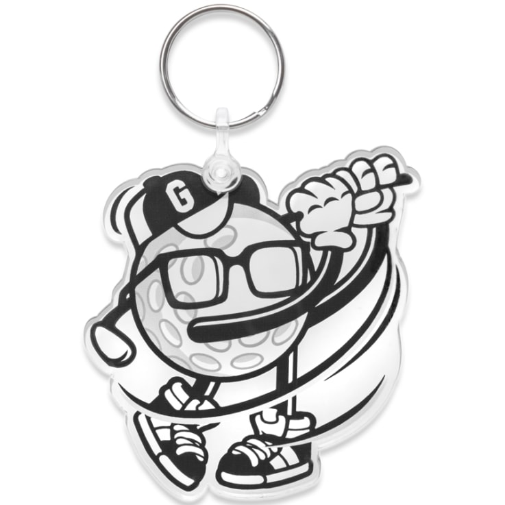 Custom Acrylic Charms | Custom Keychains - 24HourWristbands.Com