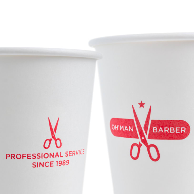 Custom 8 Oz. Paper Hot Cups | Paper Cups - 24HourWristbands.Com