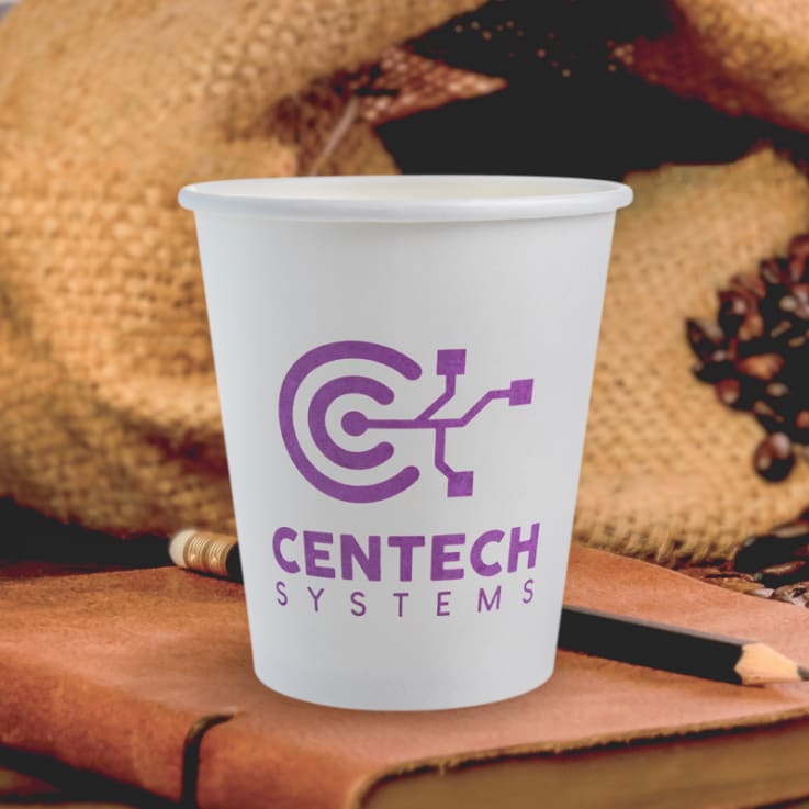Custom 10 Oz. Paper Hot Cups | Paper Cups - 24HourWristbands.Com