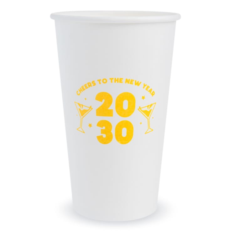 Custom 16 Oz. Paper Hot Cups | Custom Event Decor - 24HourWristbands.Com