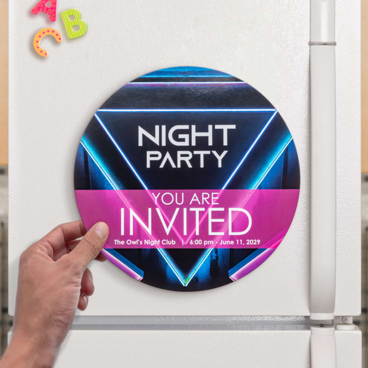 Custom Circle Magnets | Magnets - 24HourWristbands.Com