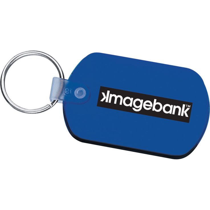 Rectangular Soft Key Tag | Key Tags - 24HourWristbands.Com