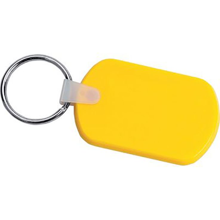 Rectangular Soft Key Tag | Key Tags - 24HourWristbands.Com