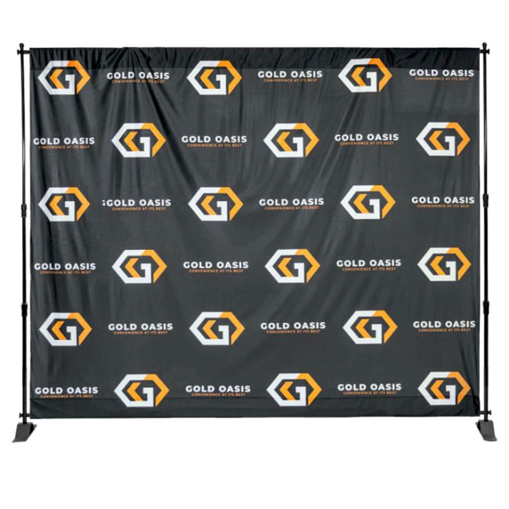 8ft X 10ft Step & Repeat Fabric Banner | Step & Repeat Banners ...