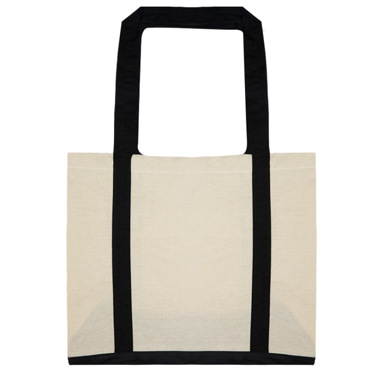 Blank Two Tone Cotton Canvas Tote Bags | Blank Tote Bags ...