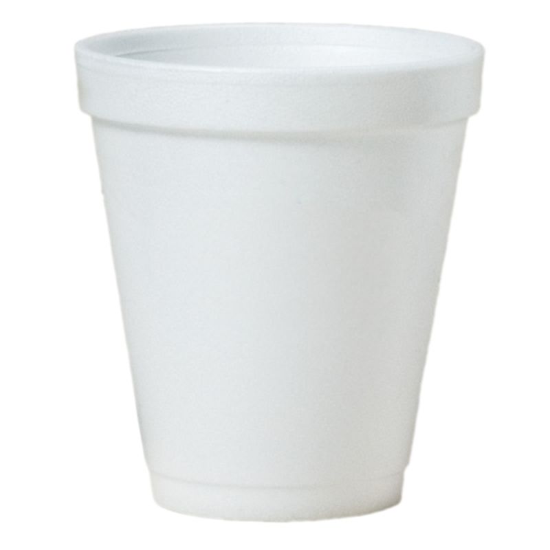 Tall White Styrofoam Coffee Cup - 8 Oz | Styrofoam Cups And Disposable ...