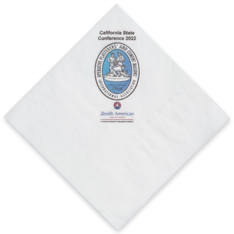 Full Color 3ply Premium Beverage Napkins | Printed Napkins ...