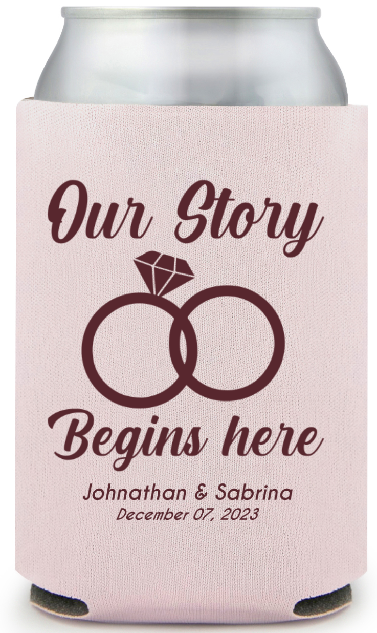 Vintage Wedding Koozies Custom Vintage Birthday Koozies | Keep Your