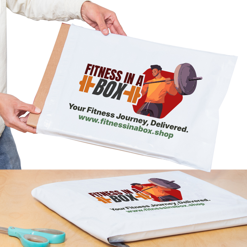 Custom 14.5 X 19 Inch Poly Mailer Shipping Bags - 24HourWristbands.Com