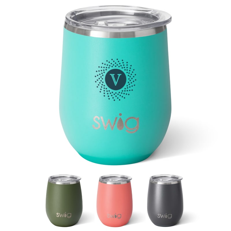 14 Oz. Swig Life™ Stemless Wine Tumbler - 24HourWristbands.Com