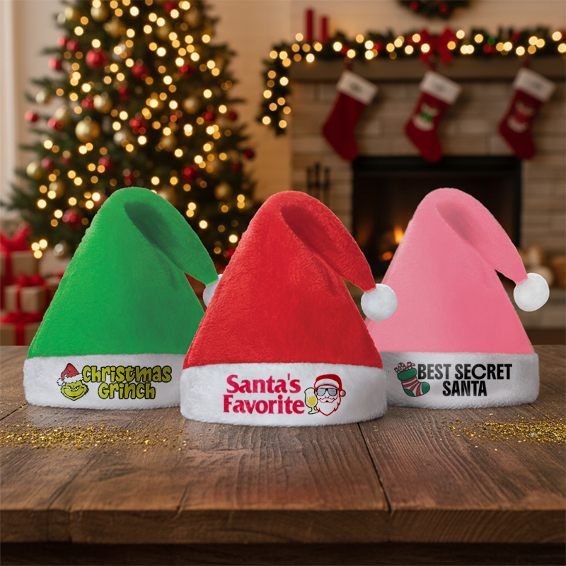 Custom Santa Hat - 24HourWristbands.Com