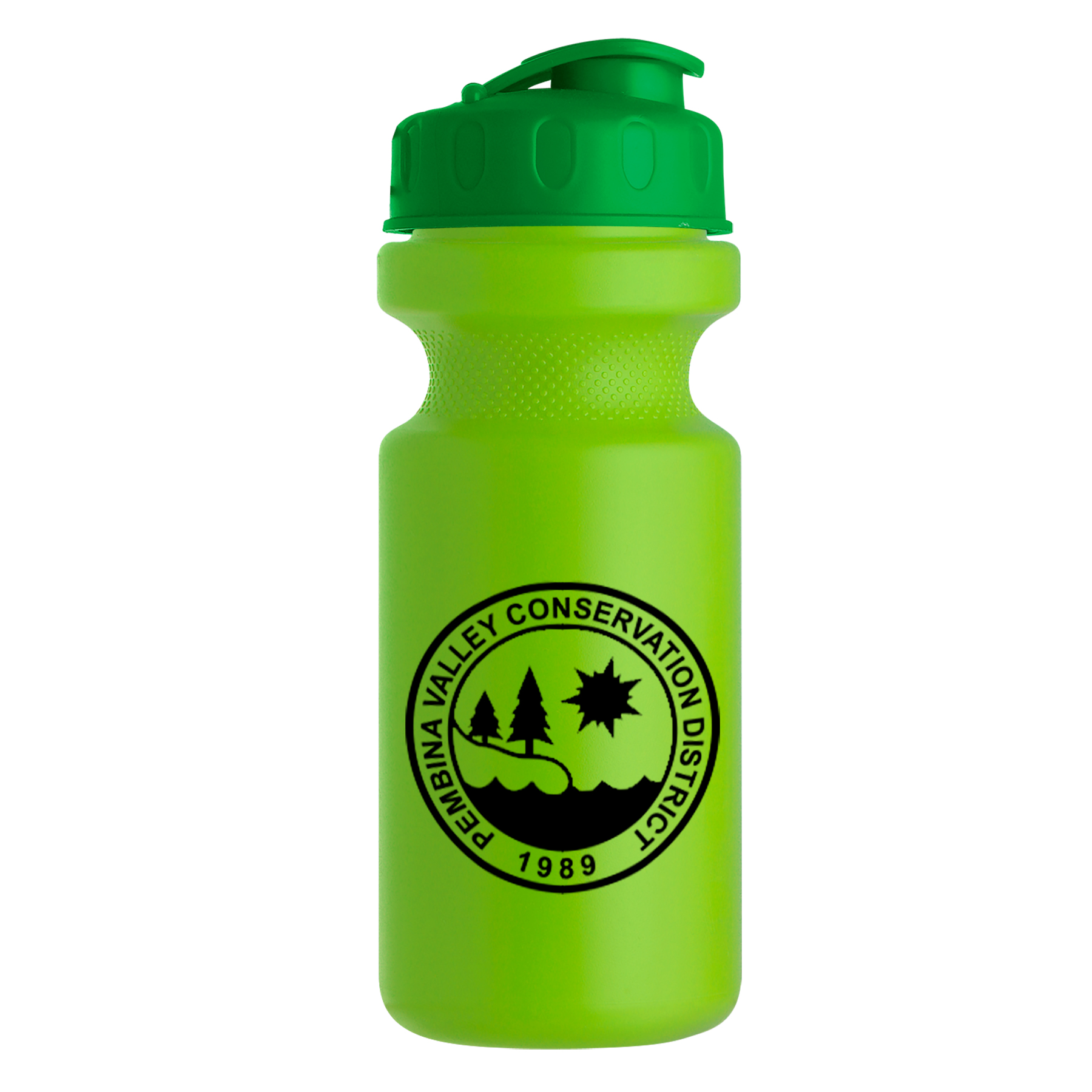 22 Oz. Eco-Cycle Bottle With Flip - 24HourWristbands.Com