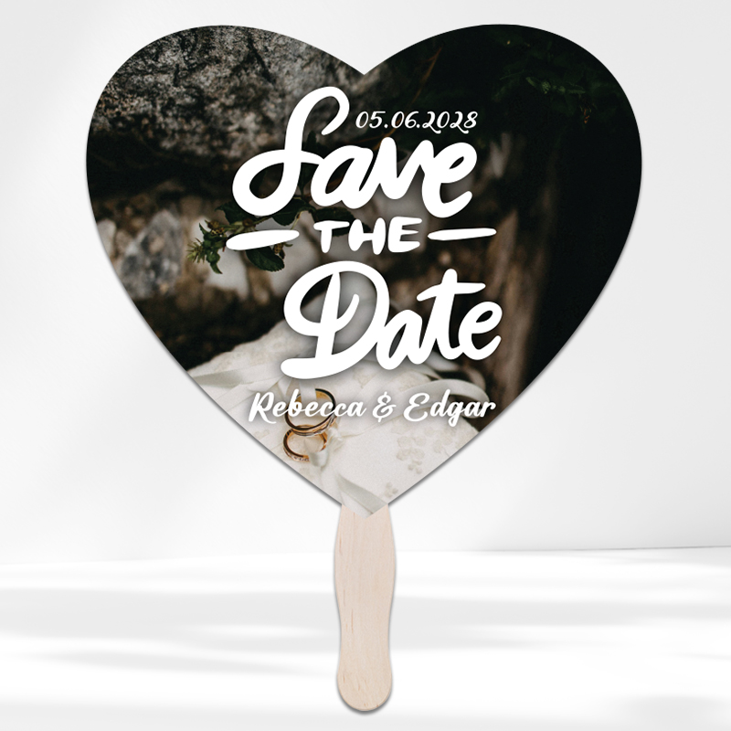 Heart Shape Hand Fans - 24HourWristbands.Com