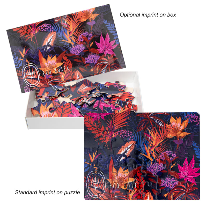 40 Pc. Full Color Jigsaw Puzzle - 24HourWristbands.Com