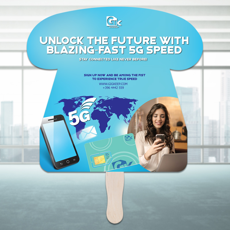 Phone Hand Fans - 24HourWristbands.Com