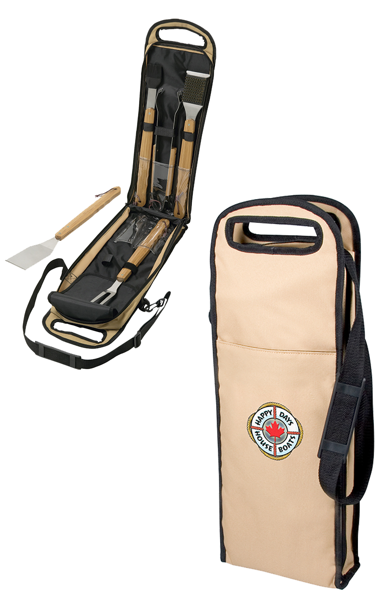 5 Piece Bamboo BBQ Set - 24HourWristbands.Com