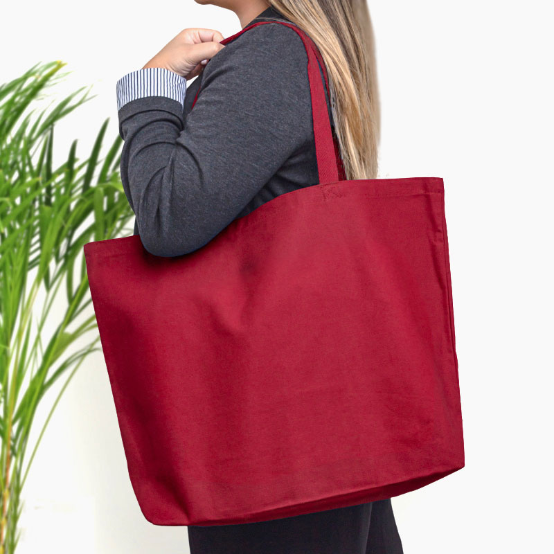 Blank Large Grocery Cotton Tote Bags - 24HourWristbands.Com