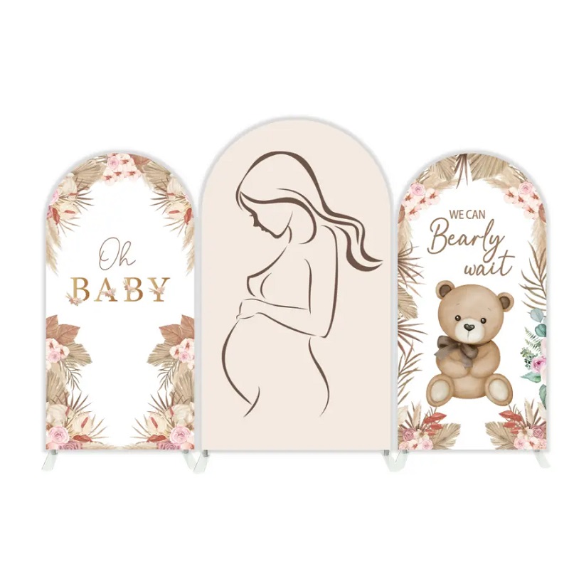 Custom Arch Cover Photo Backdrop Full Set - 24HourWristbands.Com