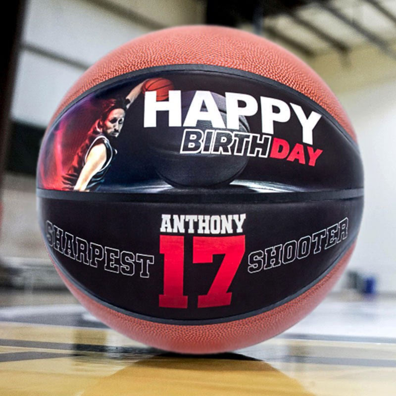 Custom Photo Basketball - 24HourWristbands.Com