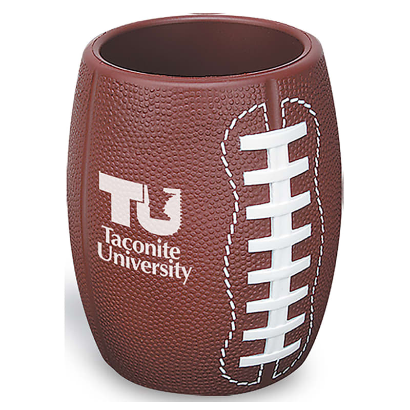 Football Can Holder - 24HourWristbands.Com