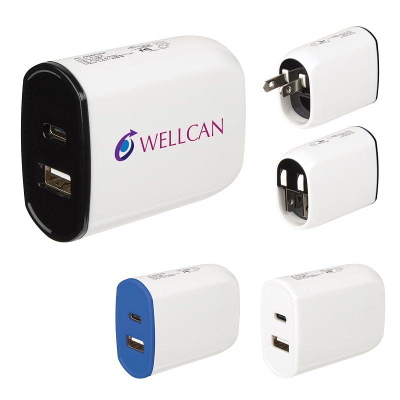 Custom Printed UL Listed 2-In-1 USB Type-C Wall for Events ...