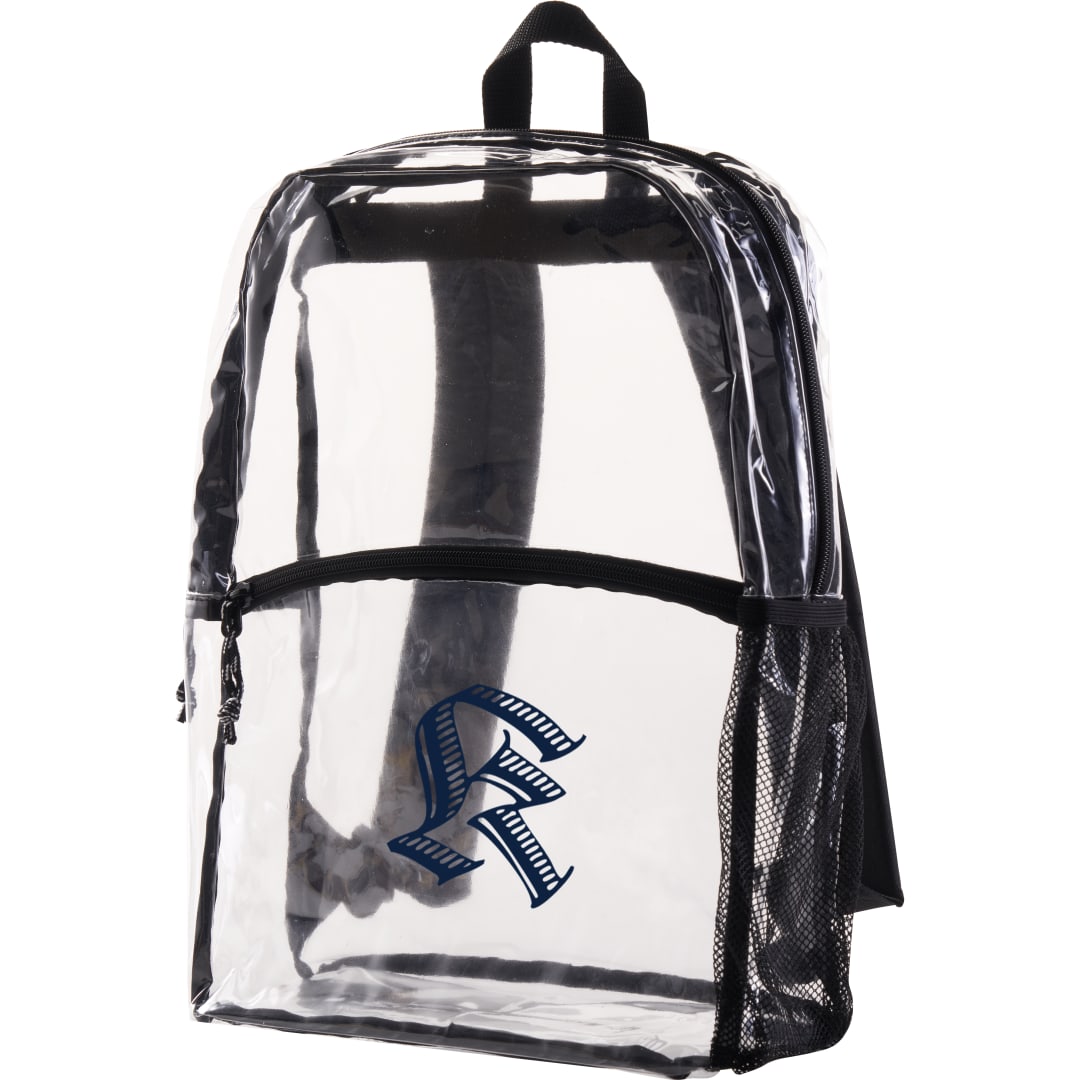 Vue Clear PVC Backpack - 24HourWristbands.Com