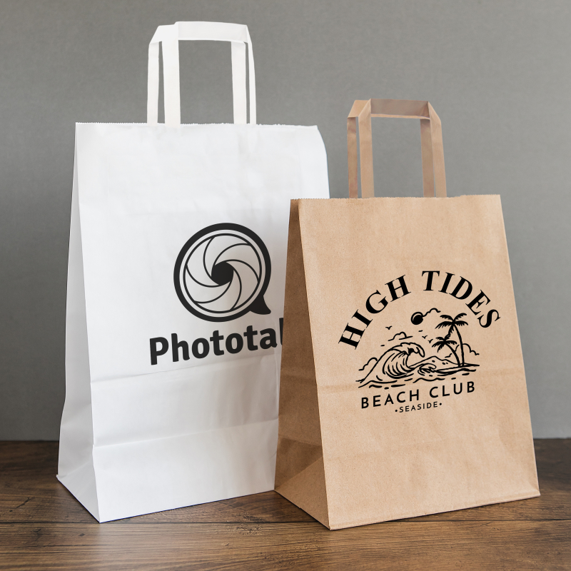 Custom Paper Shopping Bags - 24hourwristbands Blog