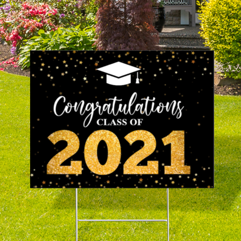 Congratulations Class Of 2021 Yard Signs | Yard Signs For Business ...